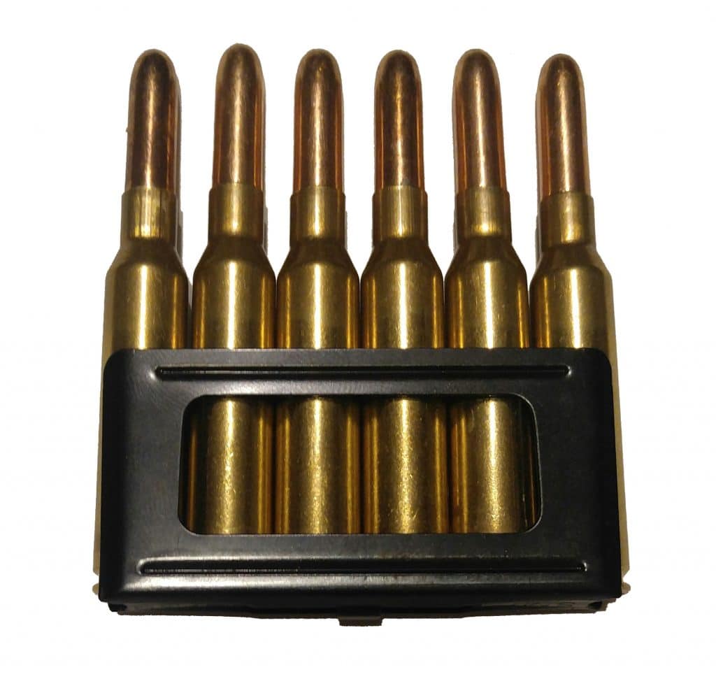 6.5x52 Carcano Italian Clip- Snap Caps Dummy Rounds