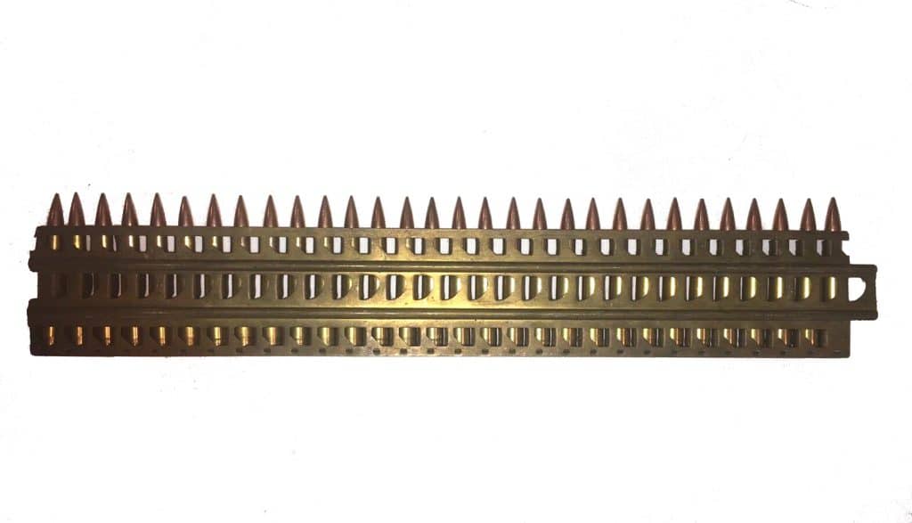 Type 92 Nambu Feed Strip 7.7x58- Snap Caps Dummy Rounds