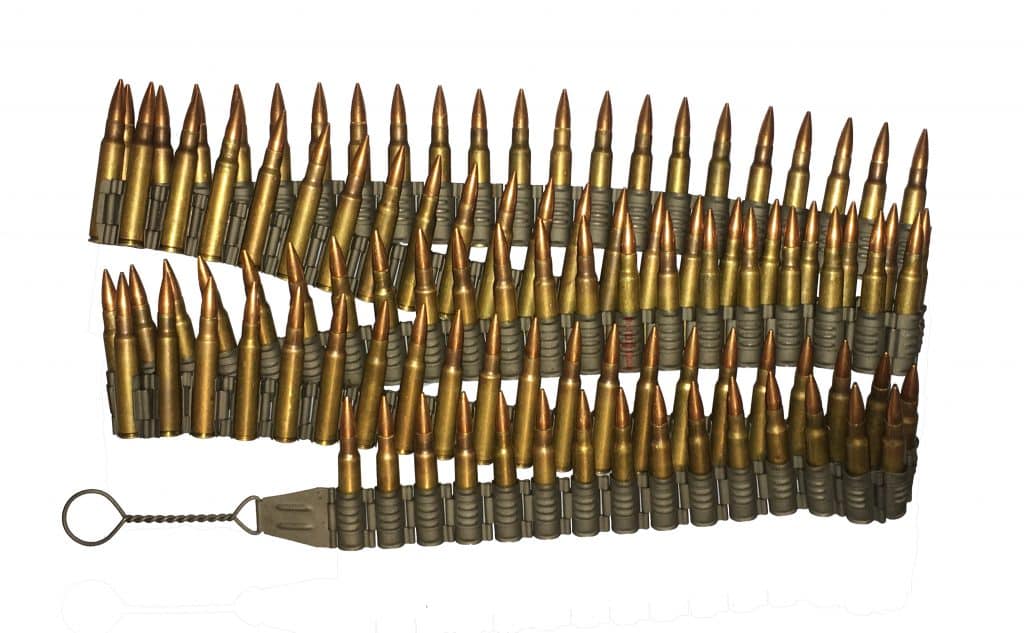 Machine Gun Belts Archives - Fakebullets.com Snap Caps Dummy Rounds