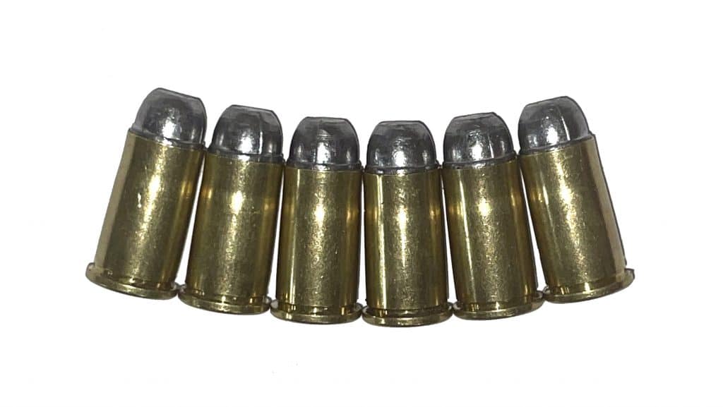 9.4 Dutch Revolver - Snap Caps Dummy Rounds - Fakebullets.com