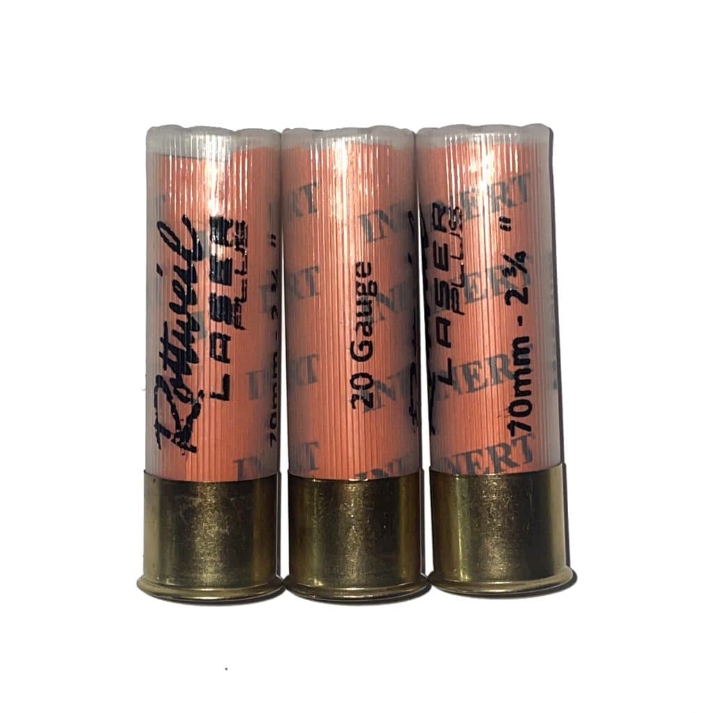 20 Gauge Orange - Snap Caps Dummy Rounds - FakeBullets.com