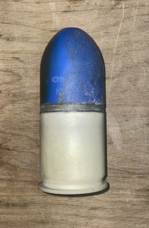 40mm M212 Inert Training Round - Fakebullets.com Snap Caps Dummy Rounds
